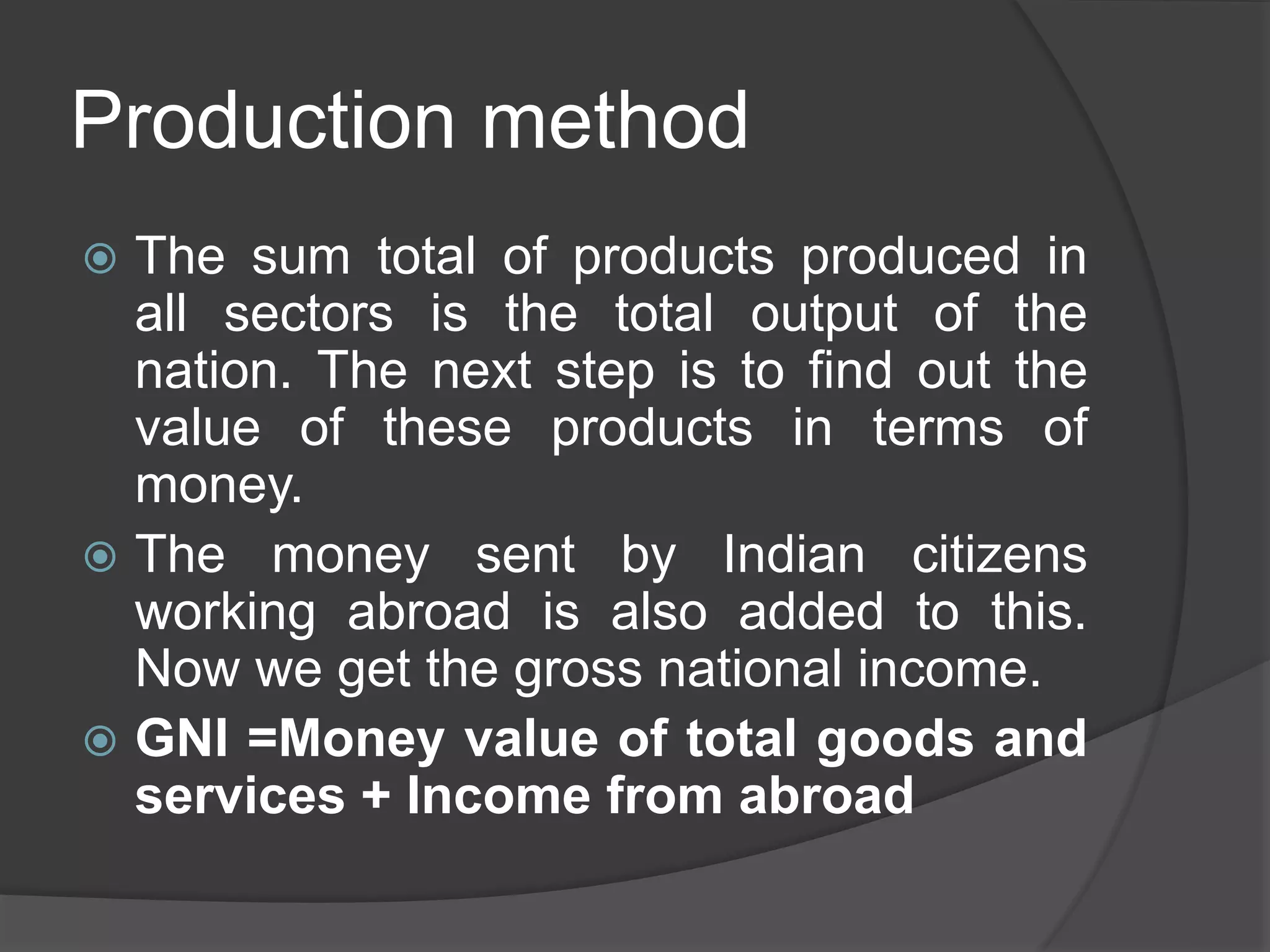 Measurement of national income | PPTX