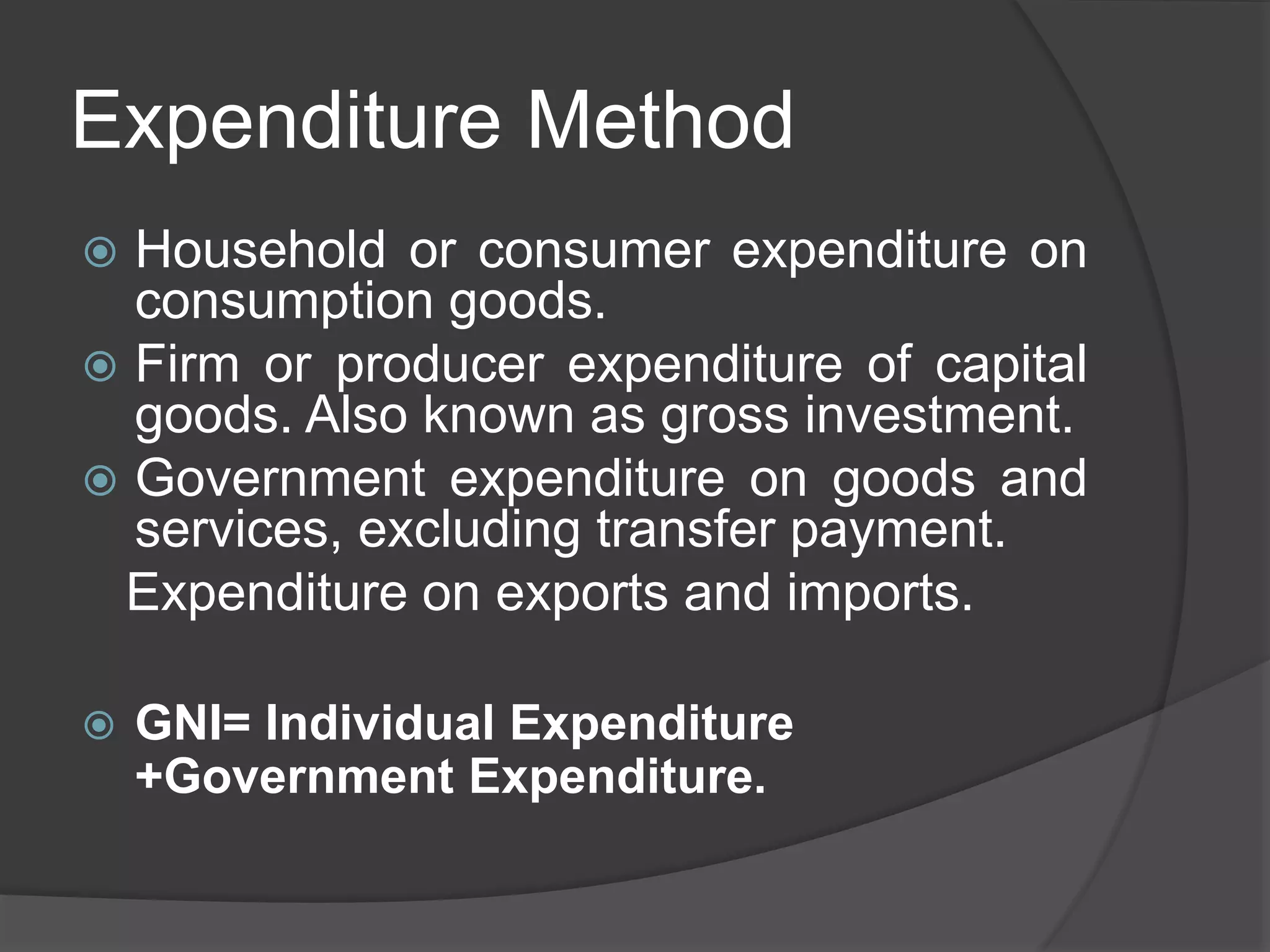 Measurement of national income | PPTX