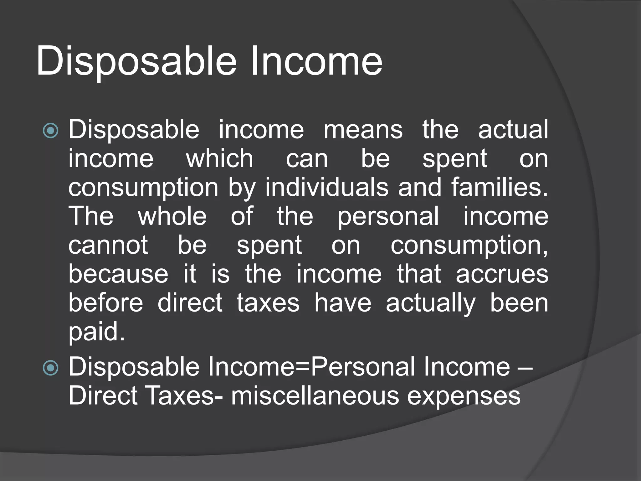 Measurement of national income | PPTX