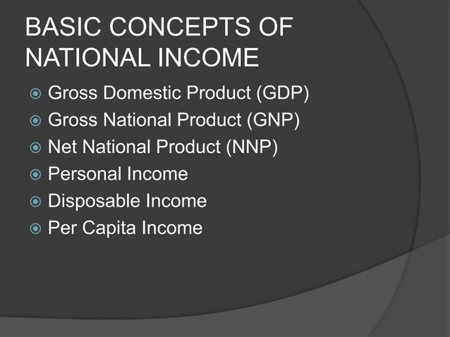 Measurement of national income | PPTX | Business Accounting & Finance ...