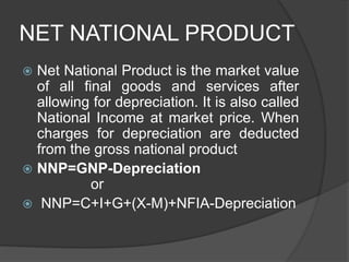 Measurement of national income | PPTX