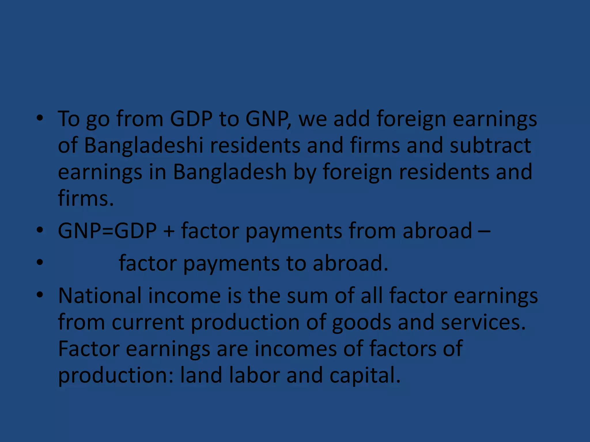 Measurement of national income, GDP ,GNP, CPI calculation and discussion | PPT