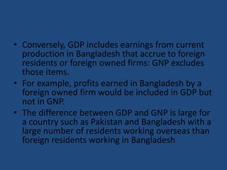 Measurement of national income, GDP ,GNP, CPI calculation and discussion | PPT