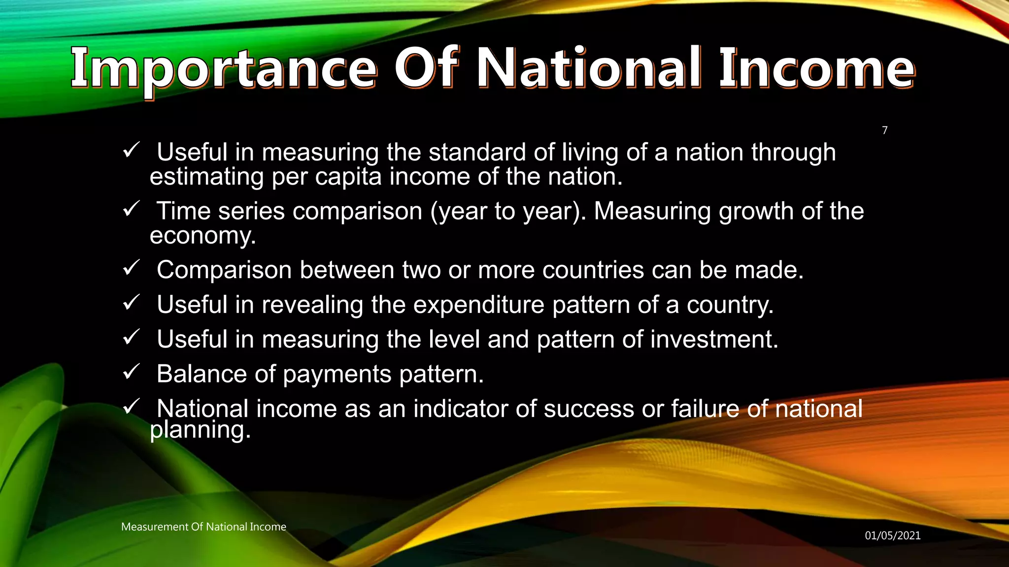Measurement of national income | PPT