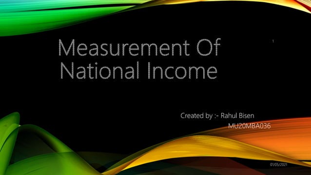 Measurement of national income | PPT