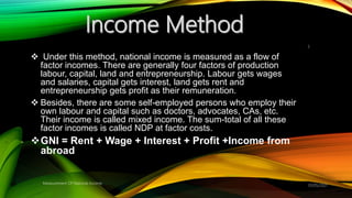 Measurement of national income | PPTX