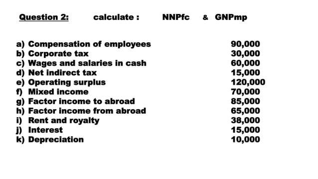 NATIONAL INCOME Class 12th | PPTX | Government Support and Welfare ...