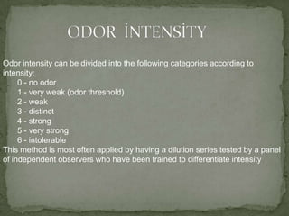 Measurement of odor | PPTX