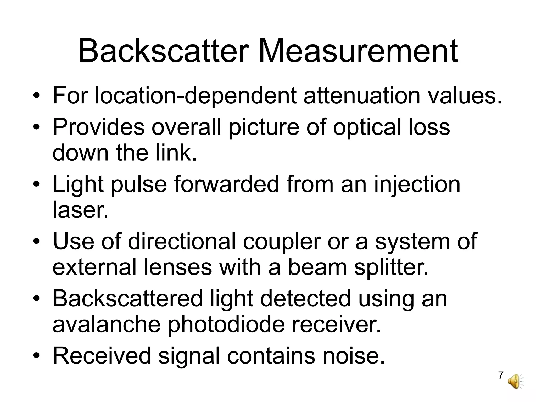 Measurement of optical fiber length | PPT