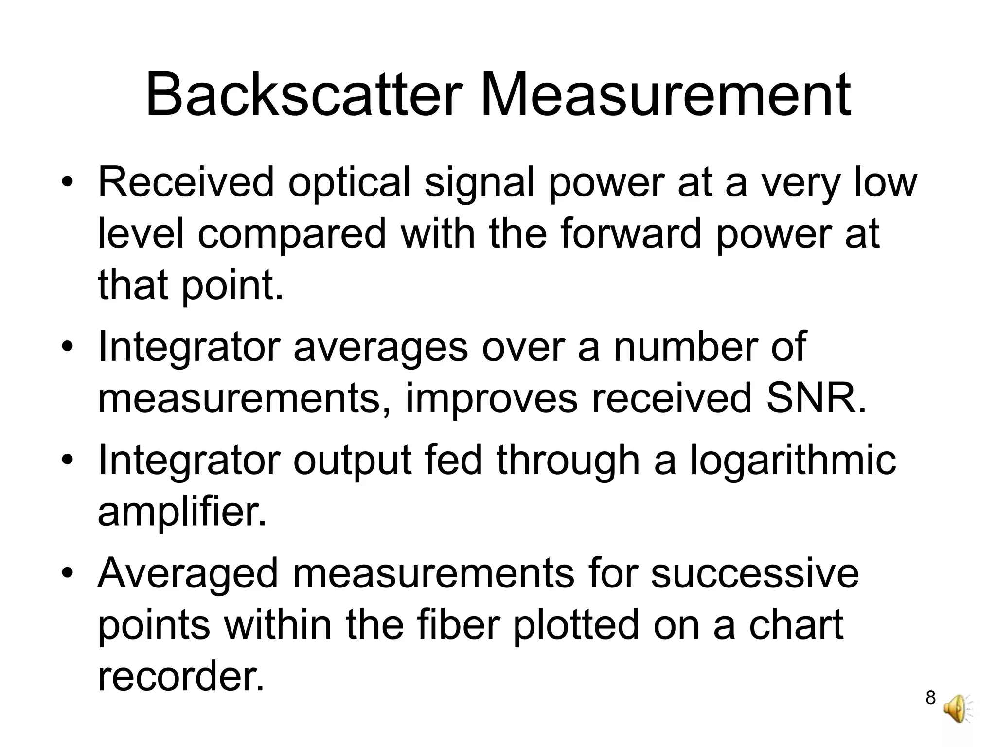 Measurement of optical fiber length | PPT