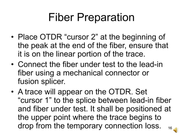 Measurement of optical fiber length | PPT