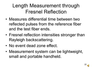 Measurement of optical fiber length | PPT