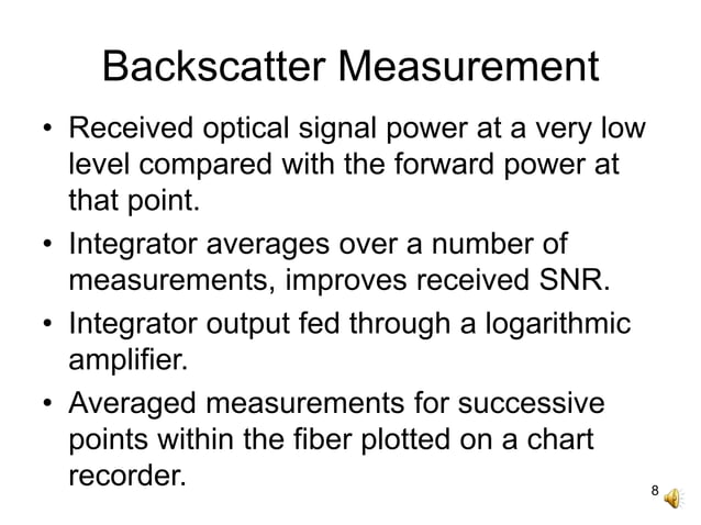 Measurement of optical fiber length | PPT