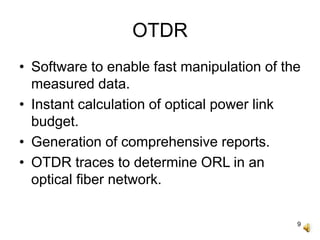 Measurement of optical fiber length | PPT