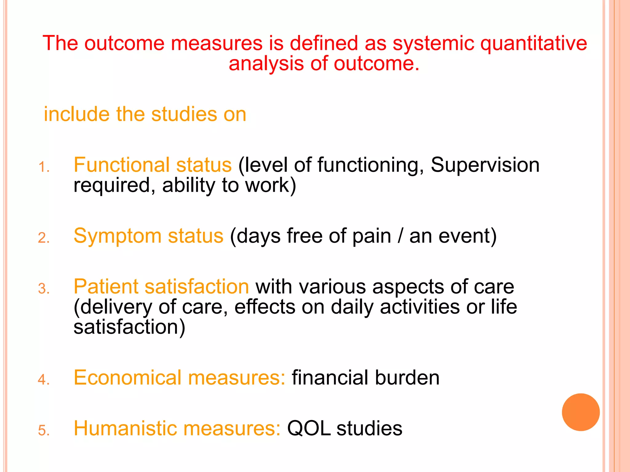 Measurement of outcomes in pharacoepidemiology | PPT