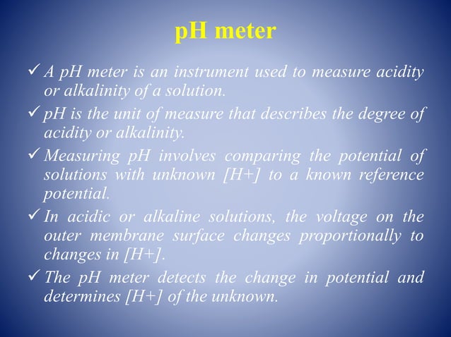 Measurement of p h | PPTX