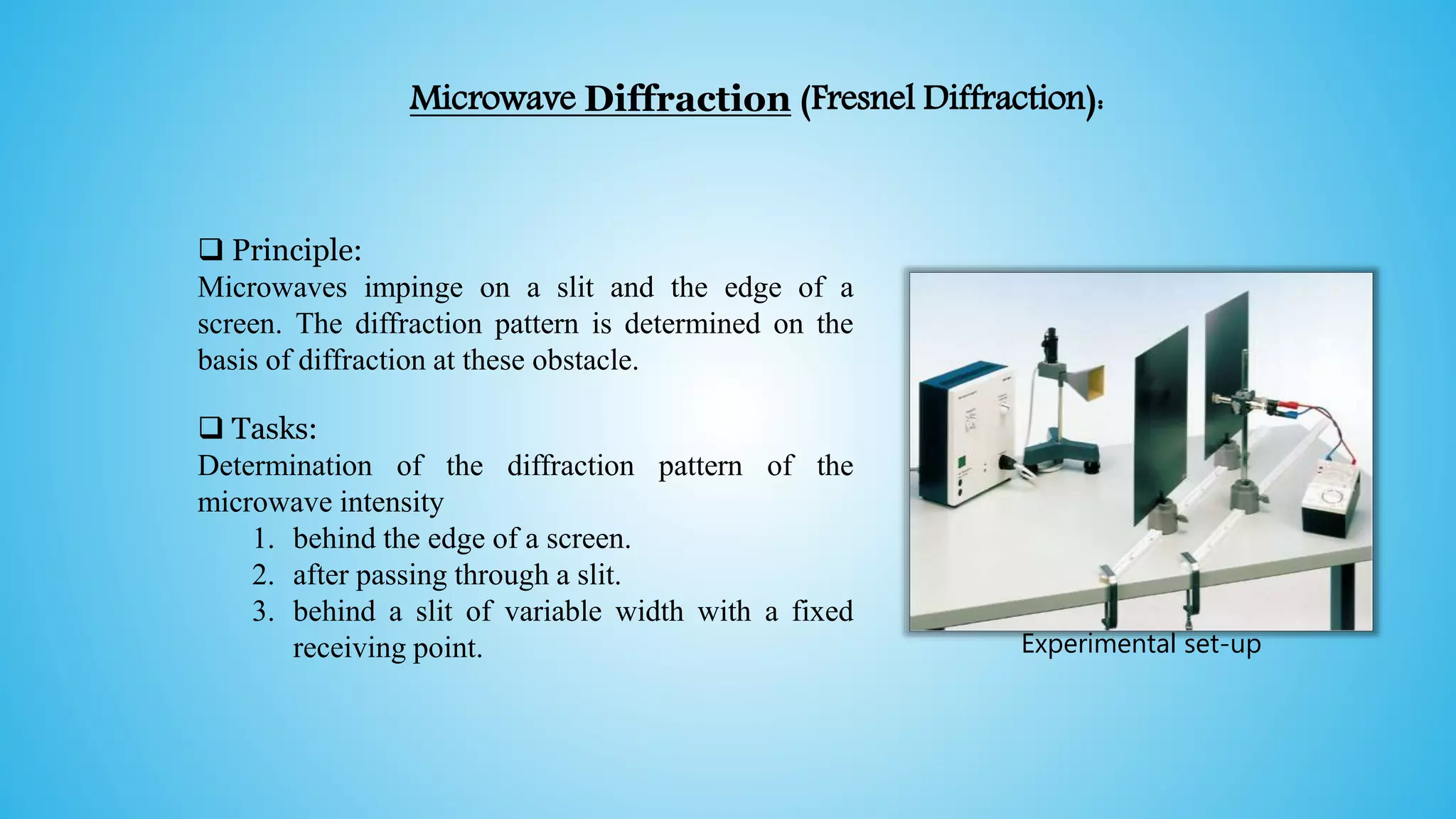 Measurement of physical optics and microwaves | PPTX