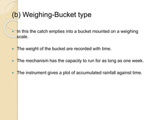 Measurement of precipitation (rainfall ) | PPTX