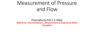 Measurement of pressure | PPT