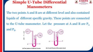 Measurement of Pressure - AISSMS Polytechnic | PPTX