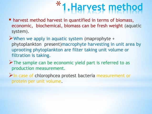 Measurement of primary productivity | PPTX | Chemistry | Science