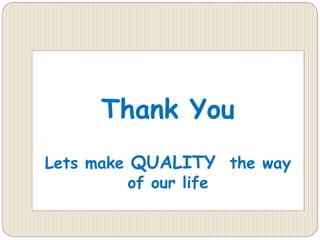 Measurement of project quality performance | PPT