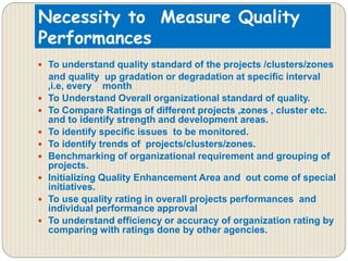 Measurement of project quality performance | PPT