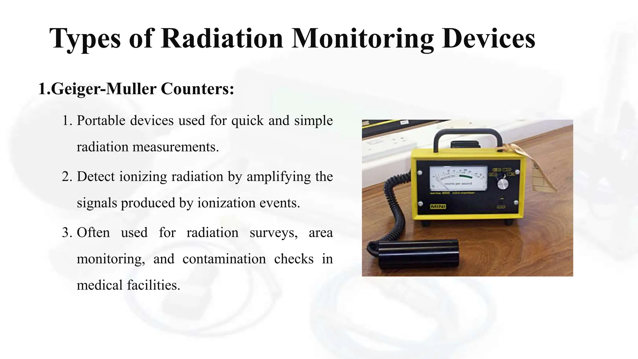 Measurement of Radiation and Dosimetric Procedure.pptx