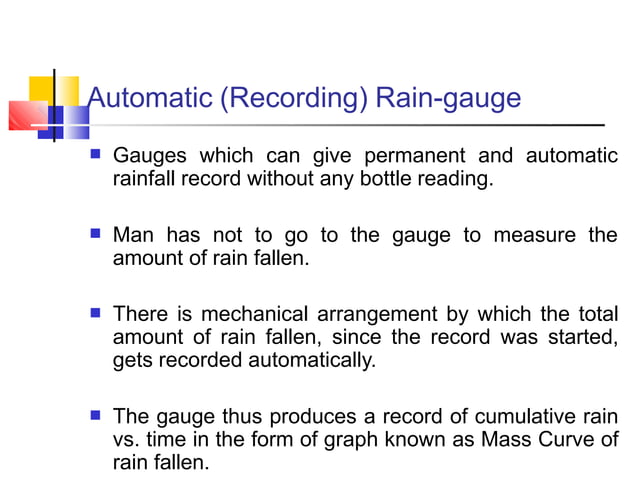Measurement of rainfall and rain guage.pptx | Weather | Science