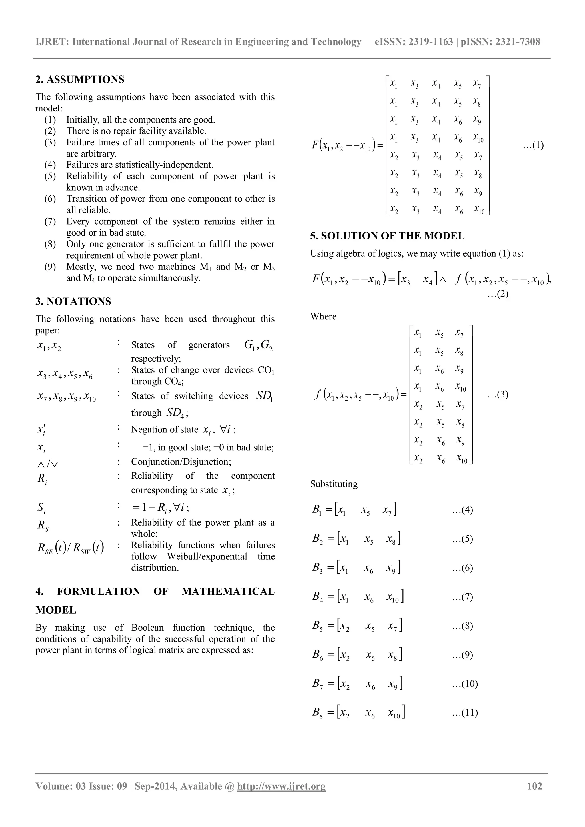 Measurement of reliability parameters for a power | PDF