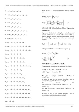 Measurement of reliability parameters for a power | PDF
