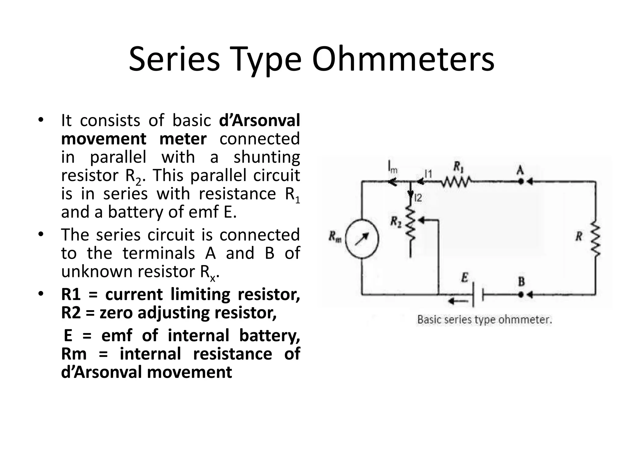 Measurement of resistance | PPTX