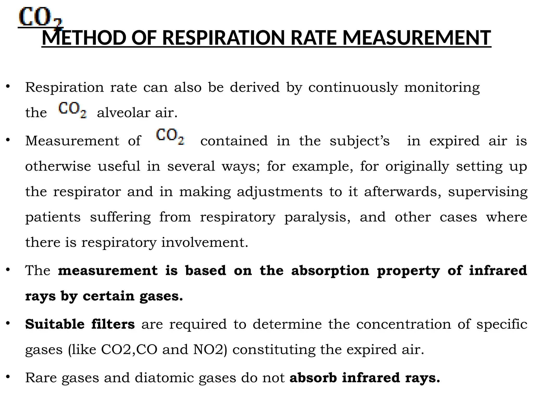 MEASUREMENT OF RESPIRATION RATE.pptxjhinoljoijo;no;j | PPTX