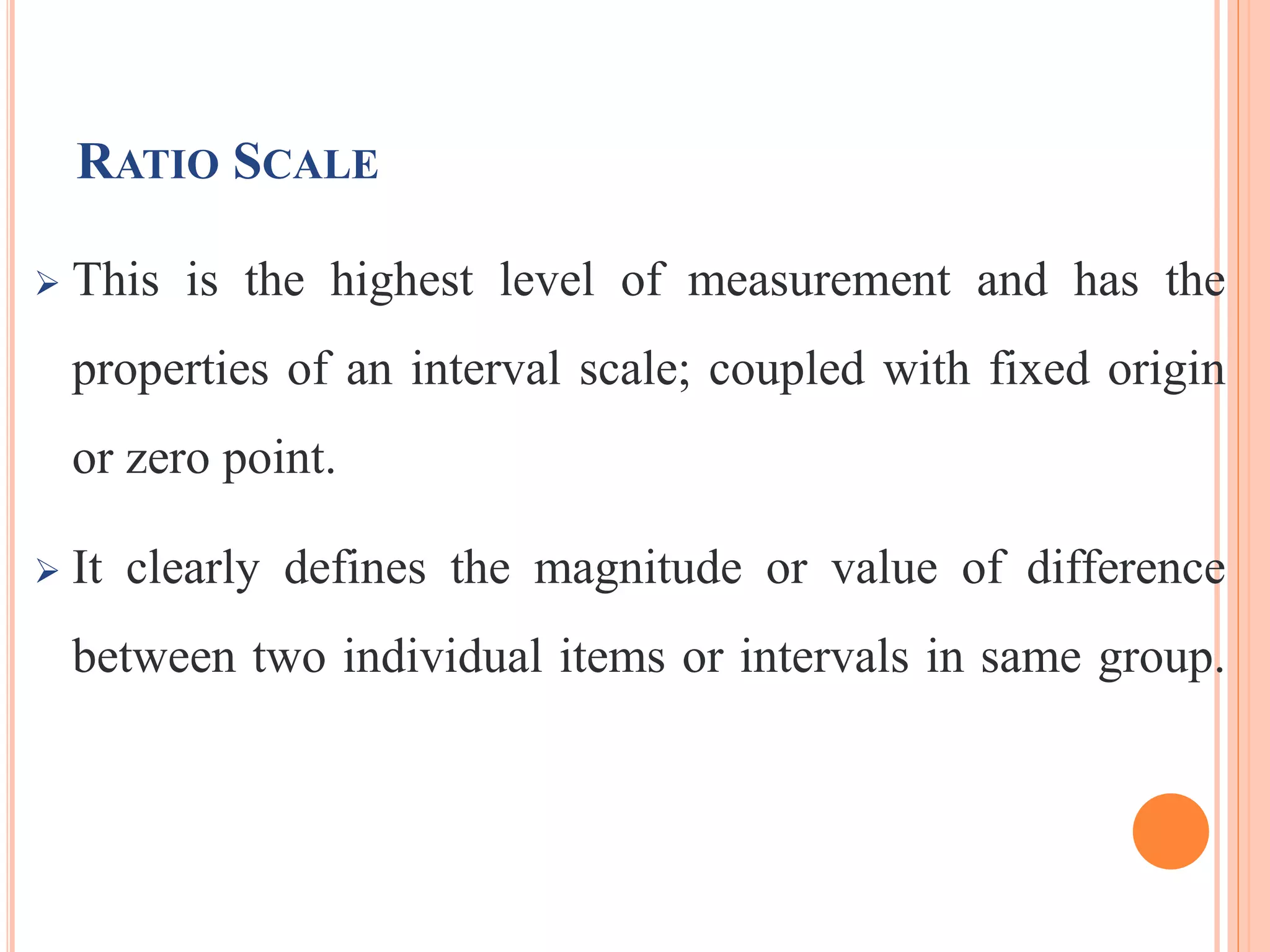 Measurement of scales | PDF