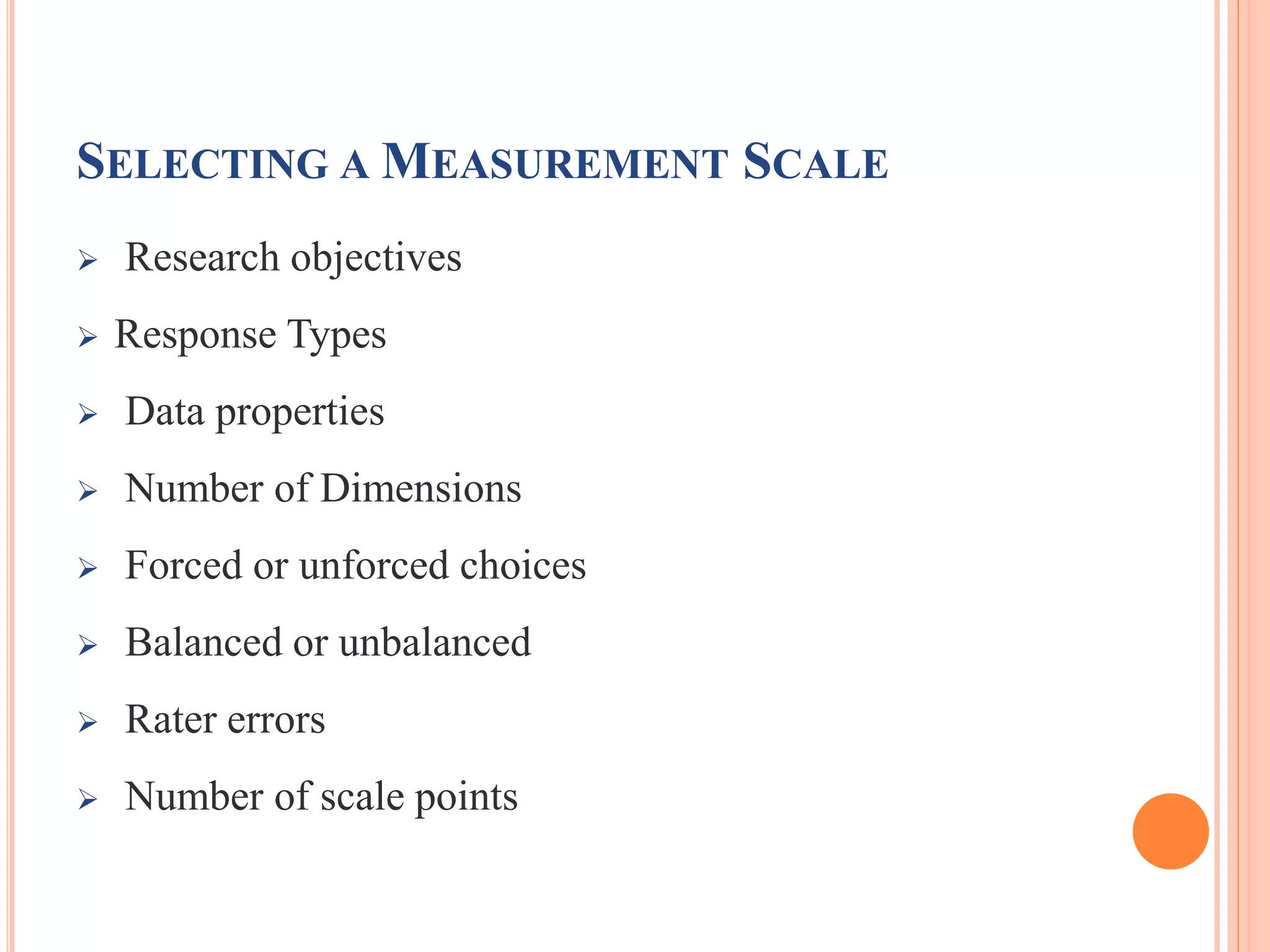 Measurement of scales | PDF