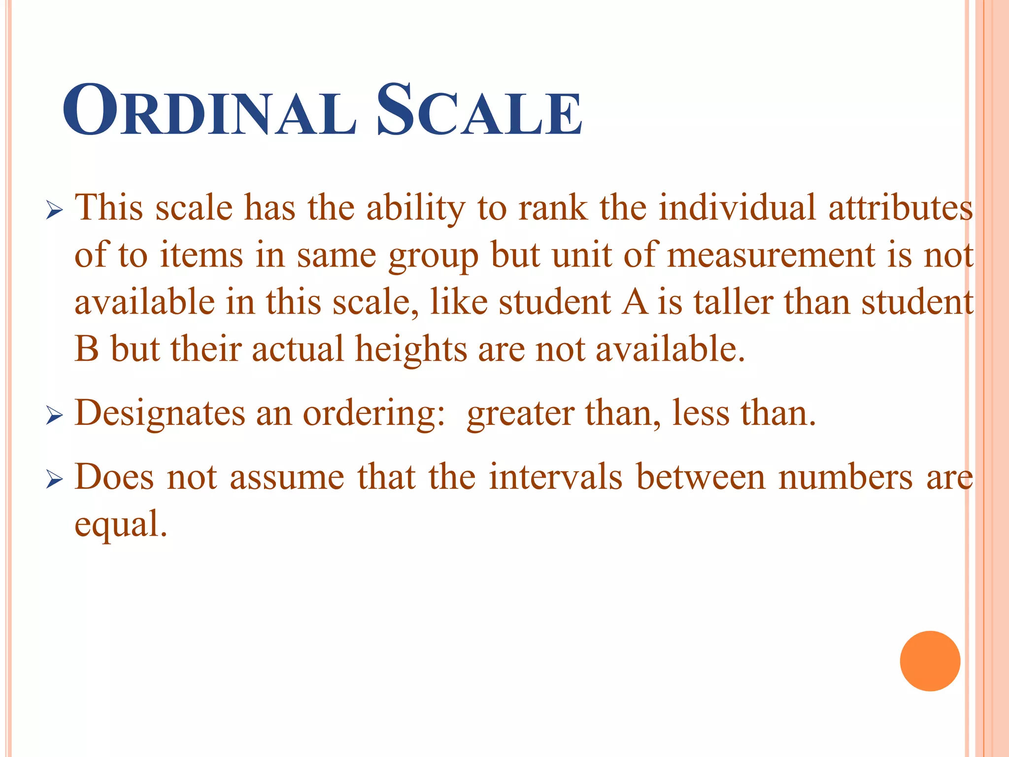 Measurement of scales | PDF
