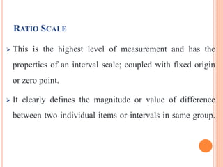 Measurement of scales | PDF