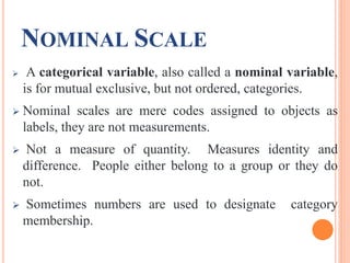 Measurement of scales | PDF
