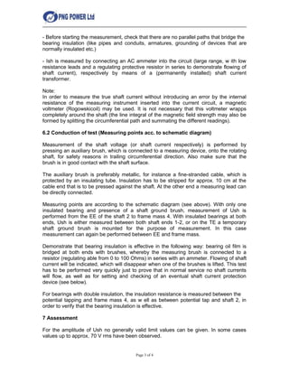 Measurement of shaft voltage and shaft current on machines with sleeve ...