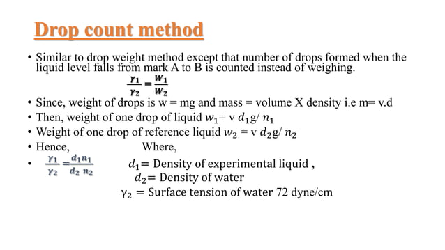 Surface and Interfacial tension [Part-3(a)] (Measurement of Surface and ...