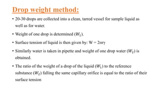 Surface and Interfacial tension [Part-3(a)] (Measurement of Surface and ...