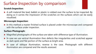 Measurement of surface finish | PPTX