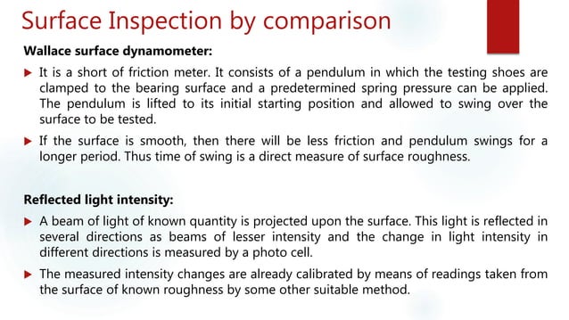 Measurement of surface finish | PPTX | Skin Care | Beauty