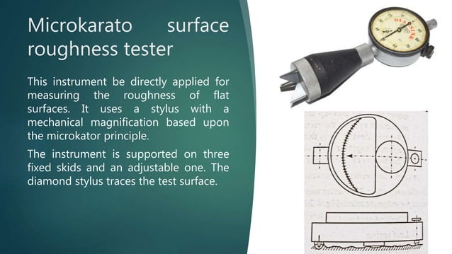 Measurement of surface finish | PPTX | Skin Care | Beauty
