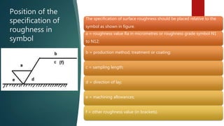Measurement of surface finish | PPTX