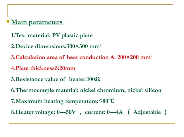 Measurement of thermal conductivity by steady state plate method .pptx