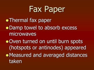 Measurement Of The Speed Of Light | PPTX