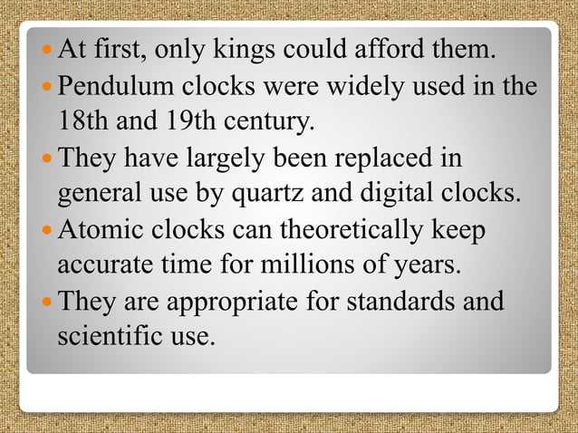 Measurement of time | PPTX