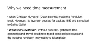 Measurement of time and their detail | PPTX