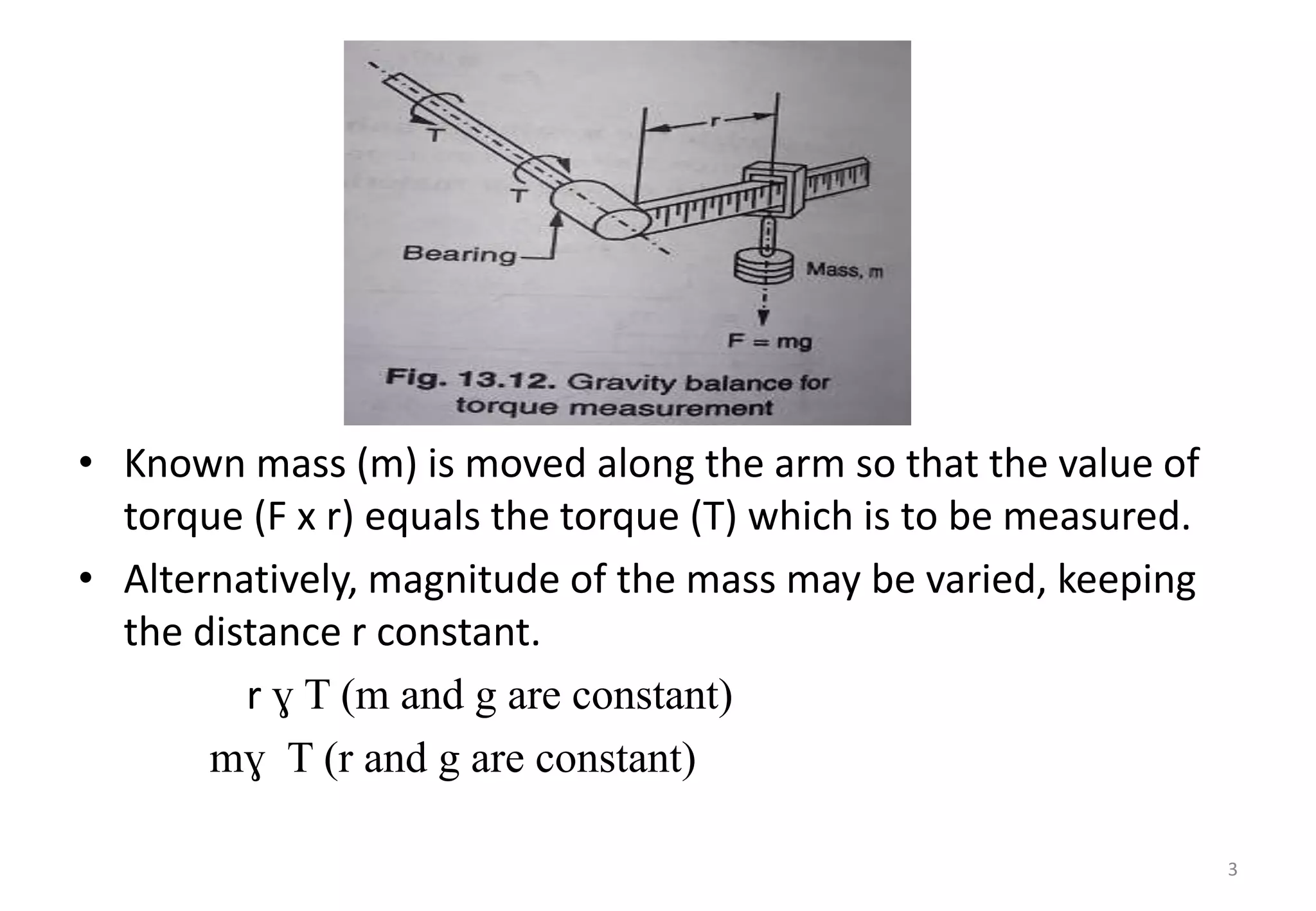 Measurement of torque | PPTX